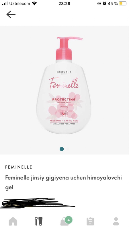 oriflame intimate wash