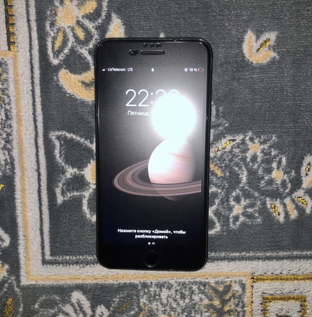 Iphone 7+ jat black 128gb