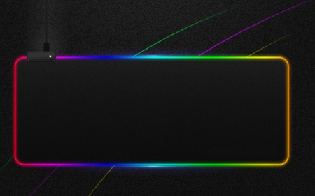 Скидки на коврики для мыши с RGB подсветкой и без подсветки.