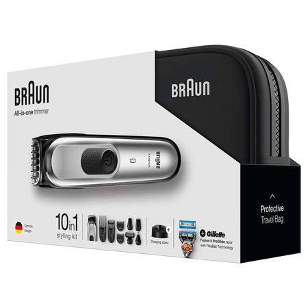 Триммер универсальный Braun MGK7920TS + Бритва Gillette