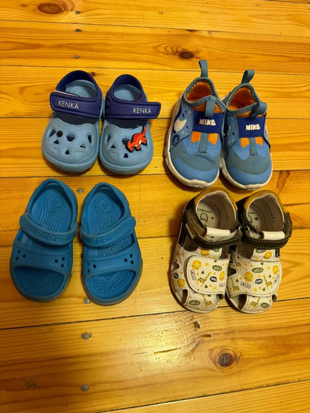 Обувь 1-2 года в одни руки Котофей, Nike, Crocs, Kenka