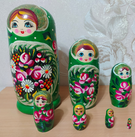 Матрёшка деревянная