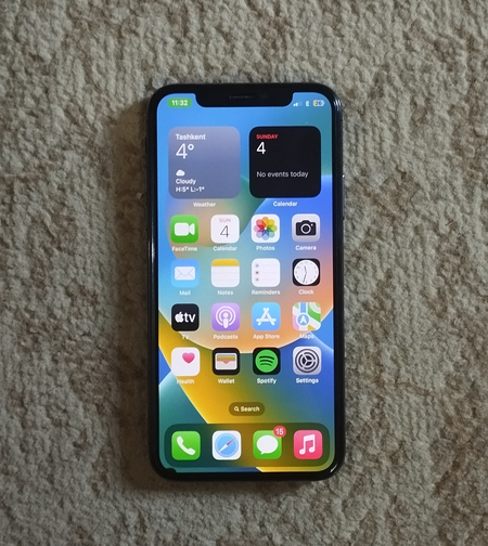 iPhone X black 256