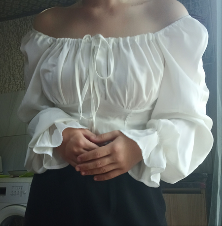 Бежевые джинсы кюлоты