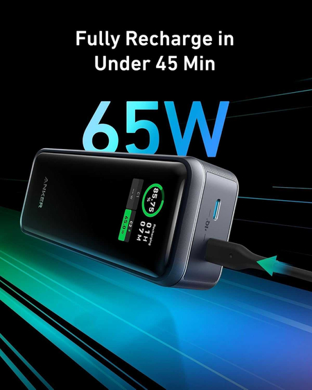 Anker Prime Power Bank, 12,000 mAh 130w