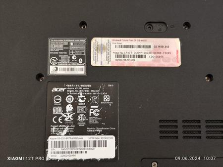 Acer aspire V5-531 seriyes