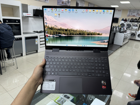 HP ENVY Choco 360• gradusga buriladi Ryzen 7 Ozu-12GB Ddr5 512-Ssd ‼️