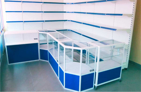 Оборудование для магазинов, супермаркетов, из металла