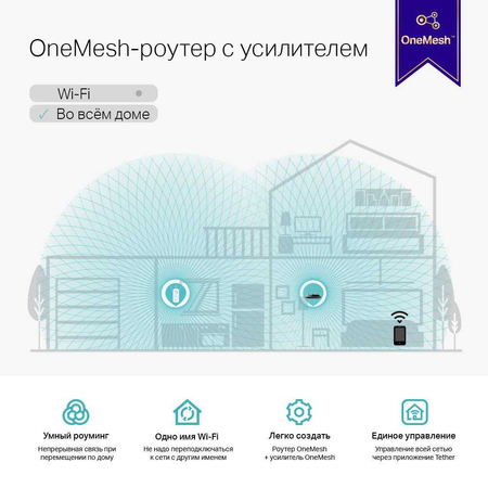 Tp-Link RE550 три антенны в одном усилители.