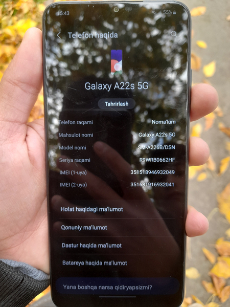 Galaxy A22s 5G 64gb