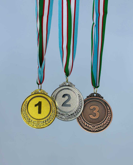 SKIDKA!! Medal Uzbekistan Yozuvlik | СКИДКА!! Медаль Узбекистан 1-2-3