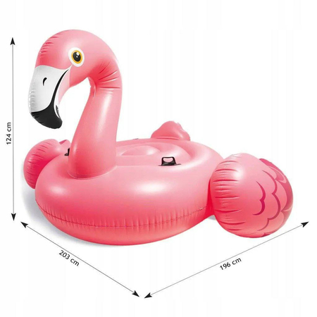 INTEX матрас фламинго 203×196