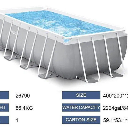INTEX каркасный бассейн 400×200