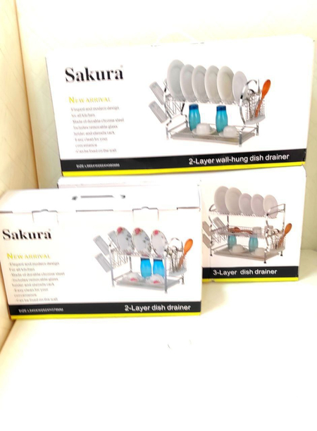 Сушилка для посуды фирма Sakura original нержавеющей стали