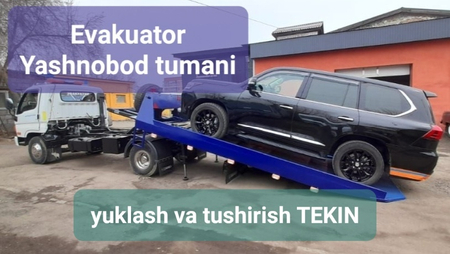 Evakuator Yashnobod tumani Evakuvator Toshkent Yuklash tushirish BEPUL