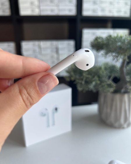 Apple Airpods 2.2 Lux versiya высшие качества  + гарантия + доставка