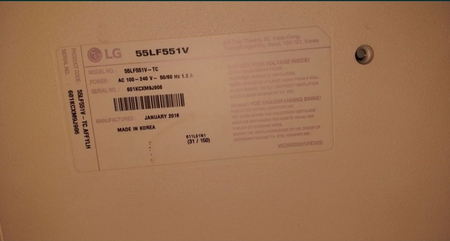 LG Televizor 55LF551V