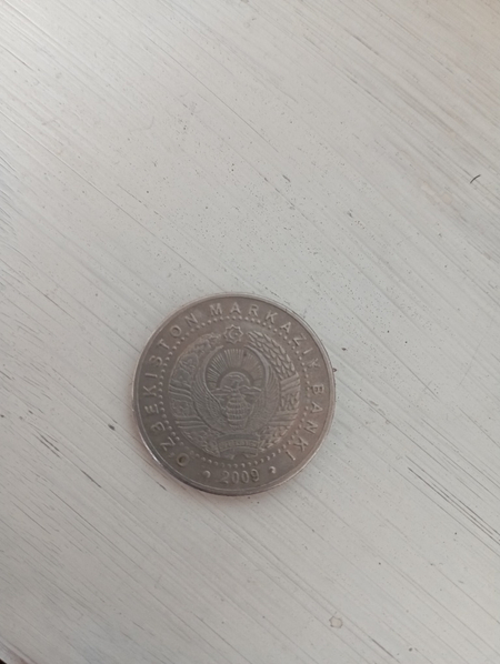 Tanga 100 som Монета 100 сум 2009года