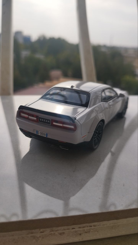 Metallic car Dodge