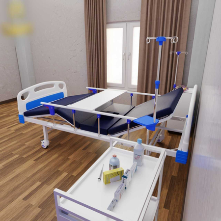Медицинская кровать для удобного ухода с горшком. ID-CS-09(G)