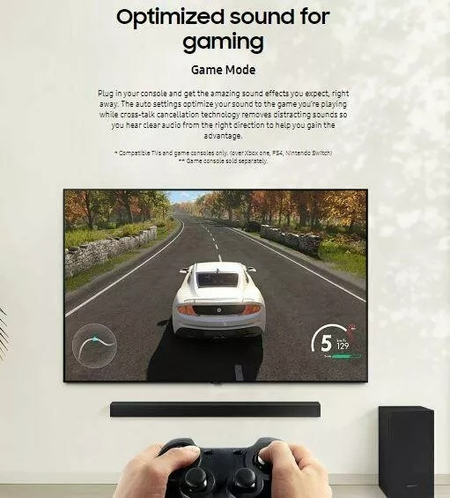 Саундбар Samsung HW-A550
2.1Ch Bluetooth 410W Новинка (2021)