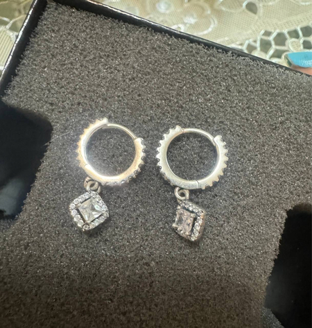 Серебряные сережки от пандоры 925 люкс качество
