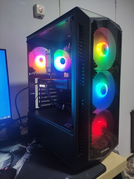 Скидка!!! RTX 3060 Core i3 12100 Мощный игровой кейс