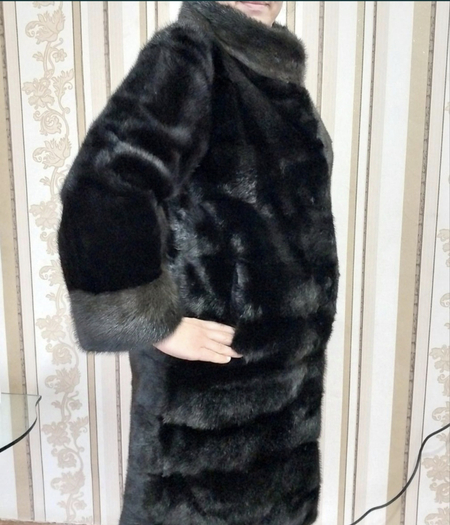 Норковая шуба из натурального меха норки