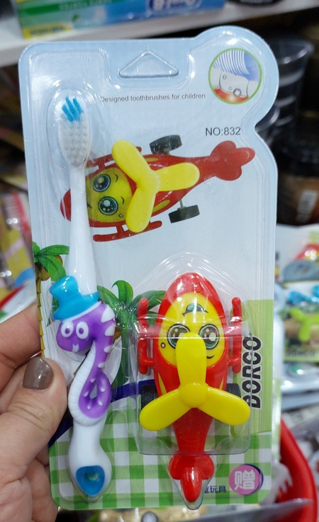 Детский зубная шотка