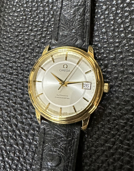 Часы Omega De Ville Chronometer Automatic Золотые. 18k. Швейцария.