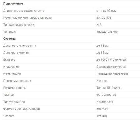 Всепогодный контроллер Novicam SE210KW