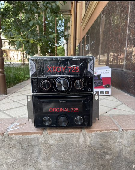 Pioneer 725 xtoy mafon yangi blutus usb aux radio .odiy xtoy emas