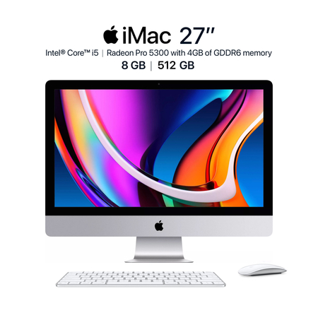 Apple iMac 27‑inch  Intel® Core™ i5 8/256GB Radeon Pro 5300 4GB