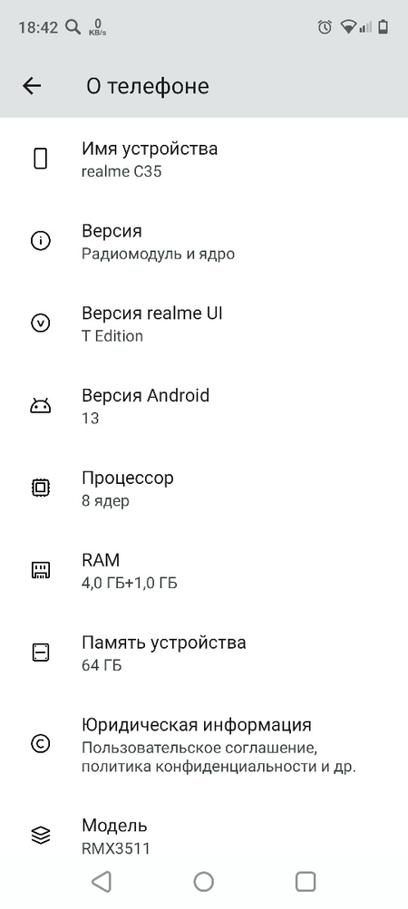 Realmi C35 4  64 g