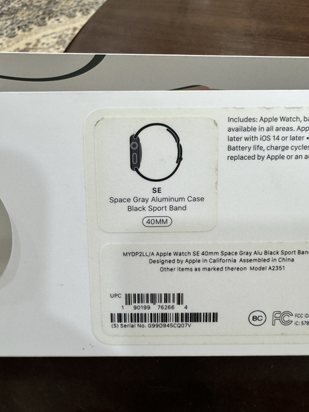 Apple watch se 1 40mm