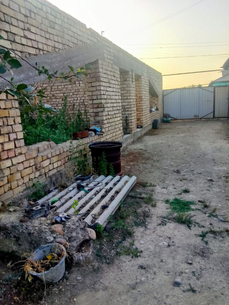 не докончен участок