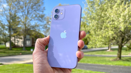Iphone 12 purple 89%+chexol,steklo+AIRPODS