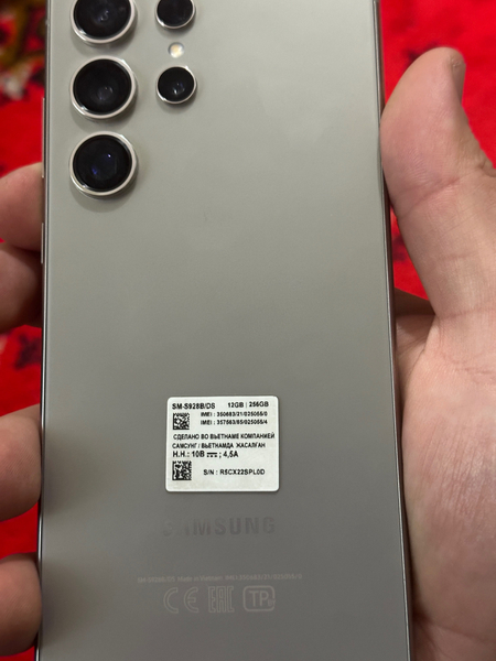 Samsung S24 ULTRA 12/256Gb Olinganiga 4 oy bo’lgan