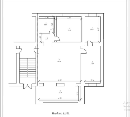 Офис ул.Моштабиб 4-комн 1/7 146 м² ремонт парковка 2-линия