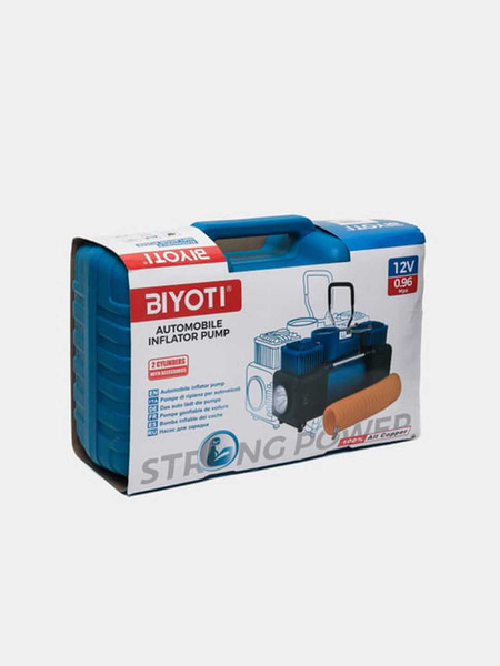 Автомобильный компрессор насос Biyoti BYT-QB-001