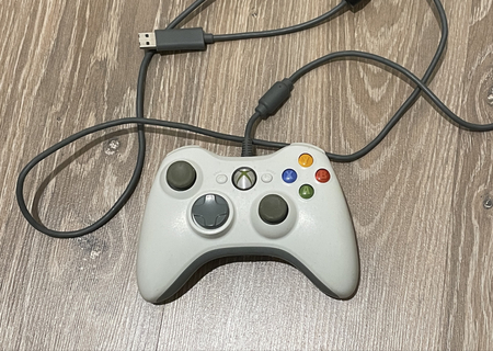 Геймпад от xbox 360 проводной, оригинал, совместим с ПК