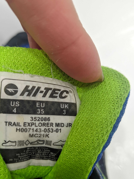 Ботинки 35 размер мальчикам hi-tec