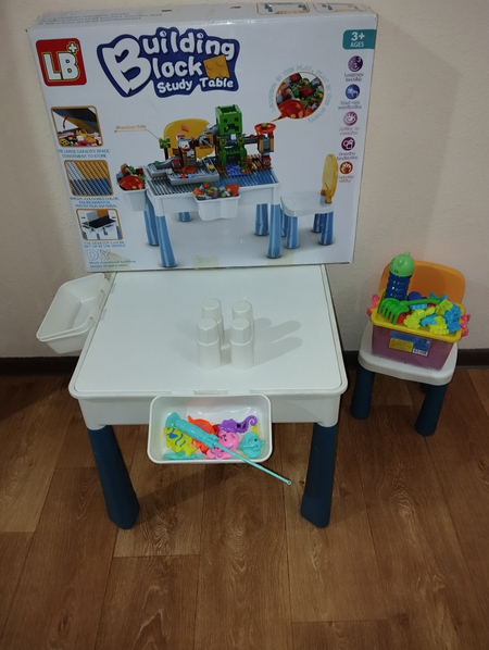 Стол со стульчиком + кинетический песок