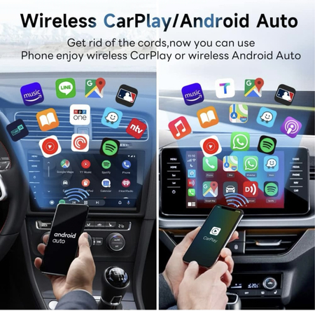 Carlinkit 2air (5.0) беспроводной адаптер Apple CarPlay / Android Auto