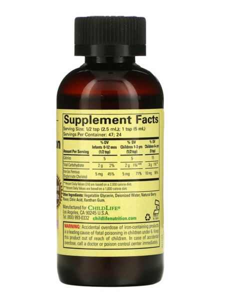 Child life liquid Iron suyuq temir