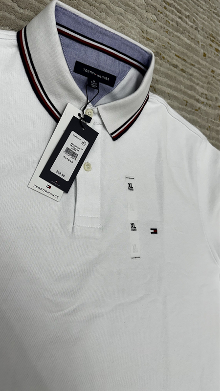 Tommy Hilfiger поло белая