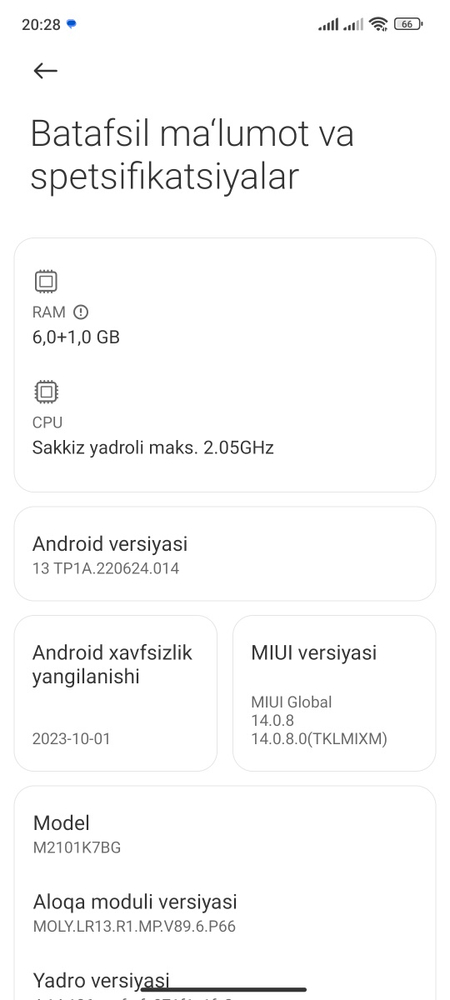 Redmi Not 10S 6/64GB