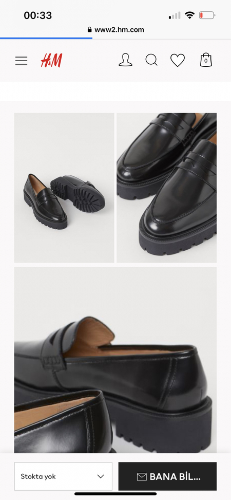 Кожаные Лоферы H&M