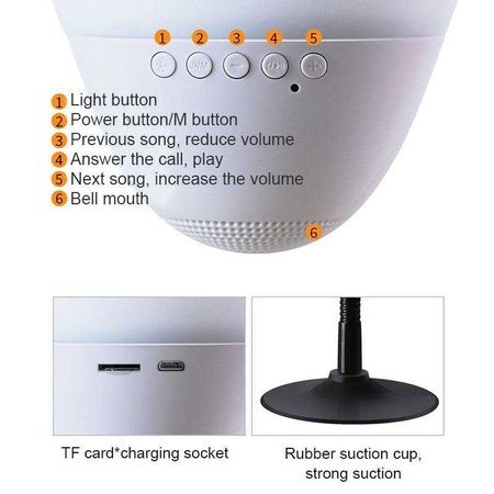 JMT6 с Bluetooth-динамиком для сброса давления со светодиодной