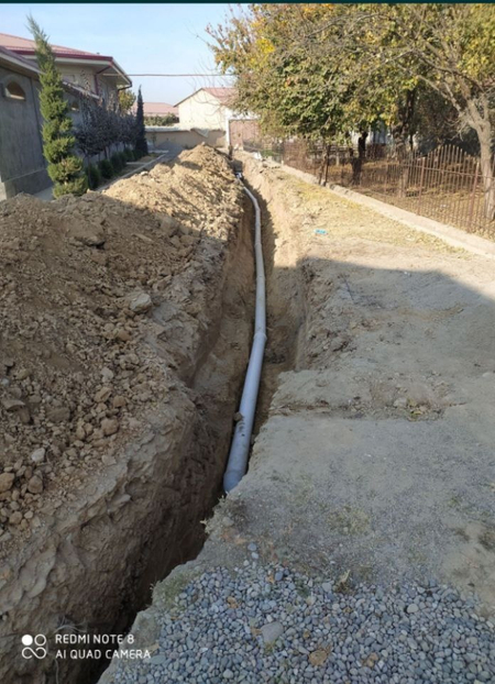 Урачи траншеи сантихника устанобка пулне манташ ишлари тез ва сефатли